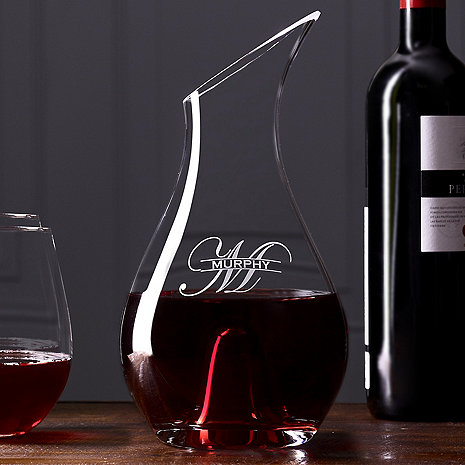 Personalized Wine Decanter - Wine Enthusiast